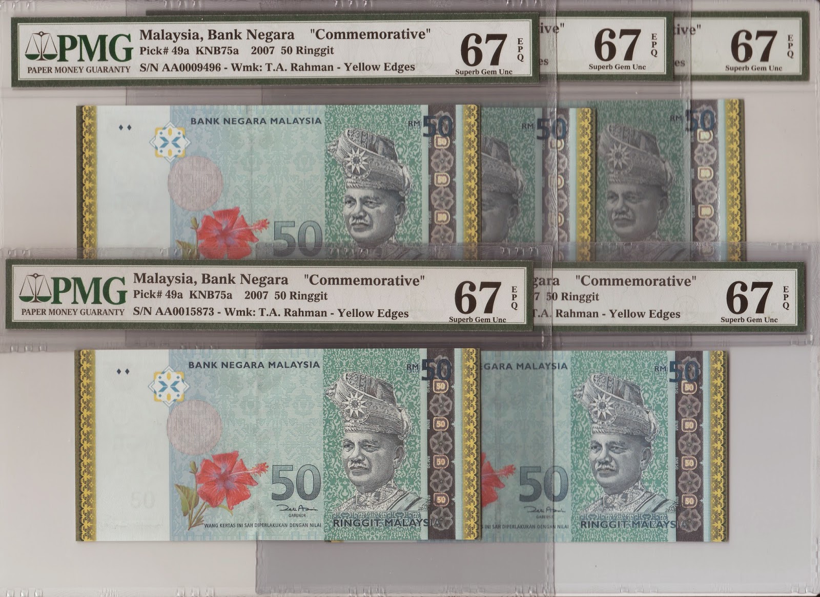 Randhawa's Bank Notes And Collectibles: [PMG GRADED] Malaysia RM 50 ...